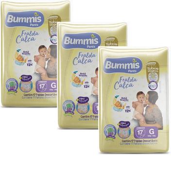 Kit 3 Pct de Fralda Descartavel Bummis Pants Jumbinho Todos Os Tamanhos ...
