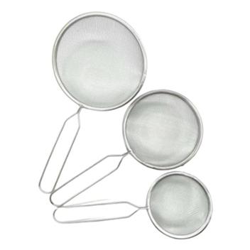 Kit 3 Peneira Grandes Coador Em Aço Inox 3 Tamanhos - Vale Importadora ...
