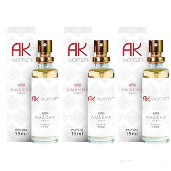 Kit 3 Perfumes AK Woman Amakha Paris 15 ml - Kit de Perfume - Magazine ...