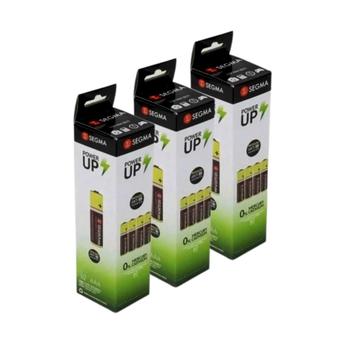 Kit 3 Pilhas Palito Aaa Caixa C/ 60 Unidades Revenda Segma - Pilhas ...