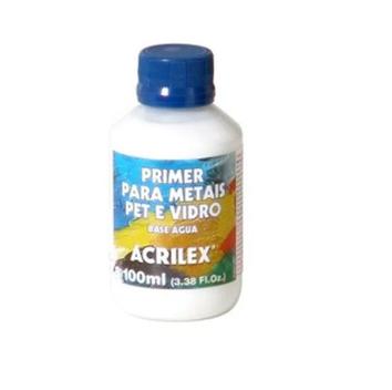 Kit 3 Primer Para Metais Pet E Vidro 100ml Acrilex - Base Acrílica para ...