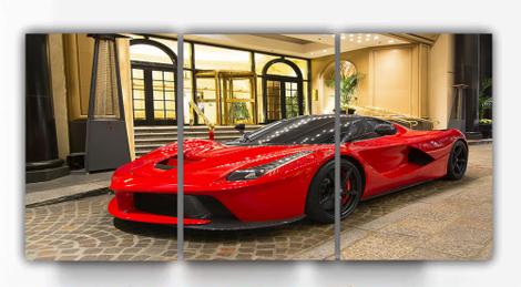 Kit 3 Quadros Amantes de Carro Automobilismo Corrida 120x60cm ...
