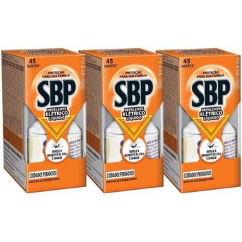 Kit 3 Refil Repelente Elétrico Sbp Mata Pernilongo Dengue - Repelente e ...