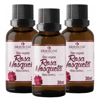 Kit 3 Rosa Mosqueta Clareador de Pele Corpo e Rosto - Dermcos - Outros ...