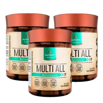 Kit 3 Suplemento Multivitamínico Multi All Nutrify 60 Cáps - Ômega 3 / Óleo de Peixe - Magazine ...