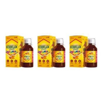 Kit 3 Suplementos Ecoflux Kids 120ml Framboesa - Ecofitus - Kit de ...