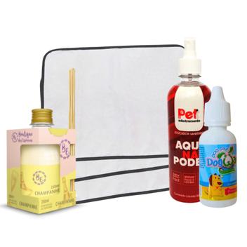 Kit 3 Tapetes Higiênicos Pet + Difusor de Ambiente C 250ml + Xixi Sim ...