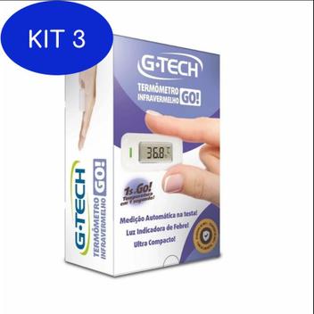 Kit 3 Termômetro Digital Infravermelho Go Thgt Go G-Tech - Termômetro ...