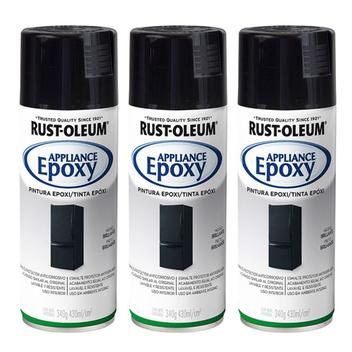 Kit 3 Tinta Spray Epóxi Brilhante Rust Oleum - Escolha A Cor - Tinta Spray para Parede / Madeira ...