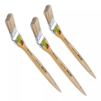 Kit 3 Trincha Angular Especial P/ Recorte 1 Pol Cabo Longo Condor ...