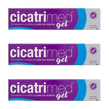 Kit 3 unidades Cicatrimed Gel 30g - CIMED - Creme/ Pomada para Assadura ...