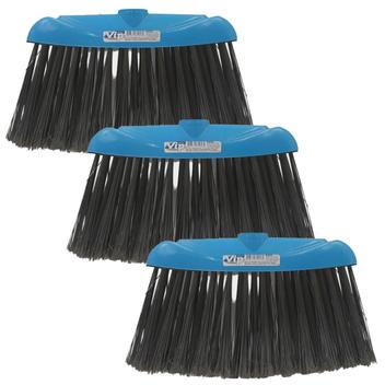 Kit 3 Unidades Vassoura Vip Sem Cabo Santa Maria Multiuso - Kit ...