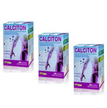 Kit 3 Vitamina Cálcio+Vitamina D Calciton 60 Cápsulas - Nts - Natus ...