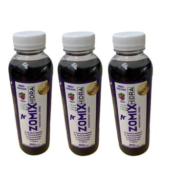 Kit 3 Zomix Hidra Uva 480Ml - Isotônico e Hidrotônico - Magazine Luiza