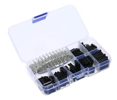 KIT 310X CONECTORES DUPONT VARIADOS 2.54mm 250V 3A COM PINOS MACHO ...