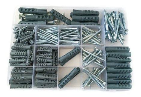 Kit 320 Peças Parafusos Philips E Buchas (5, 6, 7, 8, 10 E 12) E Caixa ...