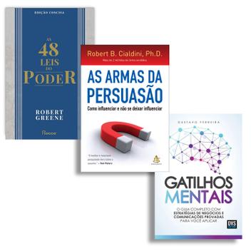Kit 3livros Físicos, As 48 Leis Do Poder, Robert Greene + Gatilhos ...