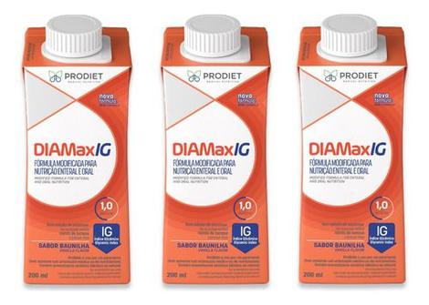 Kit 3un Diamax Ig 200ml 1.0kcal/ml Dieta Baunilha Prodiet - Nutrição ...