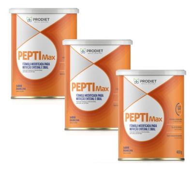 Kit 3un Peptimax 1.0 Kcal/ml 400g Glutamina Baunilha Prodiet - Nutrição ...