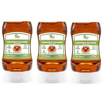 Kit 3x Calda Sabor Caramelo Salgado - Mrs Taste 280g - Smart Foods ...