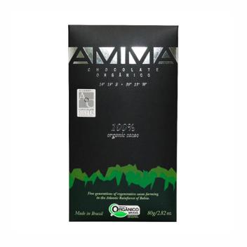 Kit 3X: Chocolate 100% Cacau Orgânico Amma Chocolate 80g - Chocolate ...