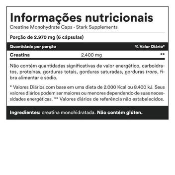 Kit 3X Creatine Monohydrate Caps 120 Cápsulas - Stark Supplements ...