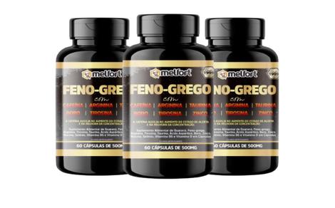 kit 3x Feno-grego 500mg 60capsulas - Melfort - Fitoterápicos - Magazine ...