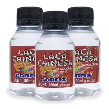 Kit 3x Laca Chinesa 100ml Corfix - Goma Laca - Magazine Luiza