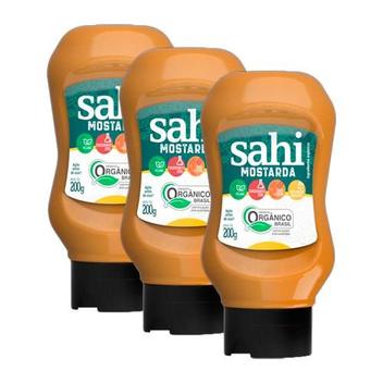 Kit 3X: Mostarda Orgânica Sahi 200g - Cozinha Industrial - Magazine Luiza