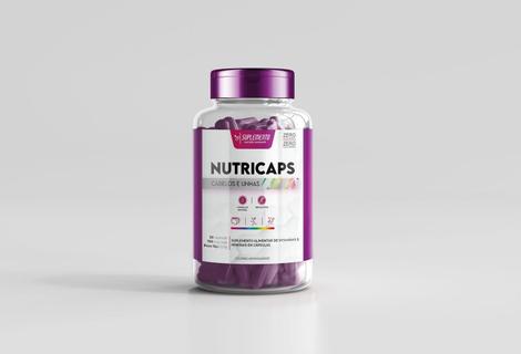 Kit 3x Nutri Caps Cabelos e Unhas - Suplemento NA - Suplemento Nutrição ...