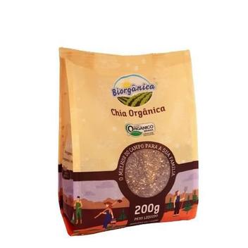 Kit 3X: Semente De Chia Orgânica Biorgânica 200G - Biorganica - Chia ...