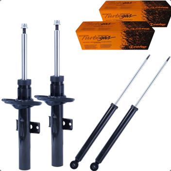 Kit 4 Amortecedor Dianteiro e Traseiro Original Cofap Turbogas Polo ...
