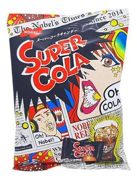 Kit 4 Bala Super Cola Azedinha Japonesa Doce Nobel 84 G - Oriental ...