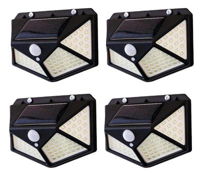 Kit 4 Balizador Solar Luminária Com Sensor De Movimento 20W - Shopbr ...