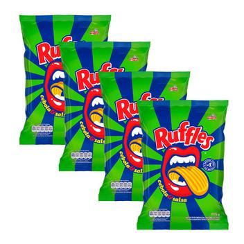 Kit 4 Batata Ruffles Elma Chips Sabor Cebola e Salsa 115g - Ruffles ...