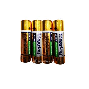 Kit 4 Baterias Recarregáveis Li-Ion 18650 12800mah 3.7V Original Para ...