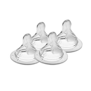 Kit 4 Bicos de Silicone Mamadeira Fluxo Super Rápido 6m+ MAM - Bico de Mamadeira - Magazine Luiza