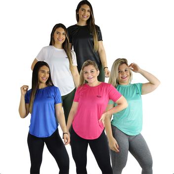 Kit 4 Blusas Fitness Dry Fit Academia Feminina Premium - PRINCESS ...