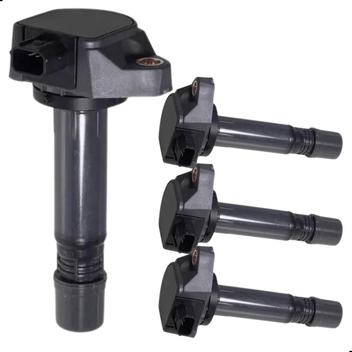 Kit 4 Bobinas Ignição Original p/ Motor de Honda Civic CR-V - Denso ...