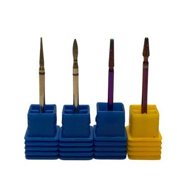 Kit 4 Brocas Diamantadas Unhas Profissional Gel - Aqui tem Guria - Kit ...