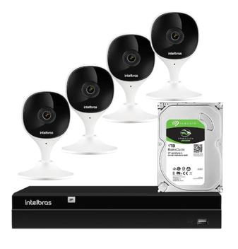Kit 4 Câmeras IMX Full Hd Wi-fi Com Hd 1tb E Nvd 1404 - Intelbras ...