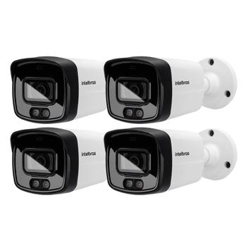 Kit 4 Câmeras Intelbras Bullet Multi HD VHD 3240 Full Color + IR Full ...