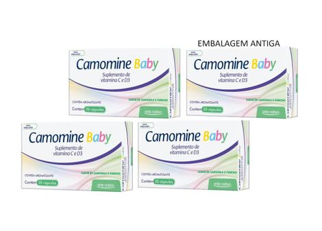Kit 4 Camomine Mais Vitaminas Nova Embalagem - Arte Nativa ...