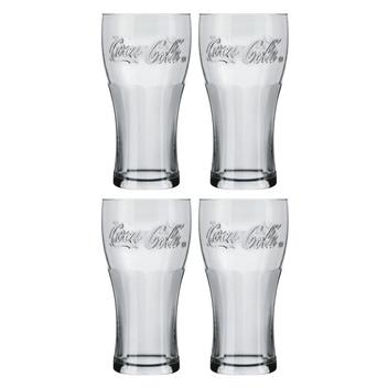 Kit 4 Copos Coca Cola Transparente 470ml Nadir - NADIR FIGUEIREDO ...
