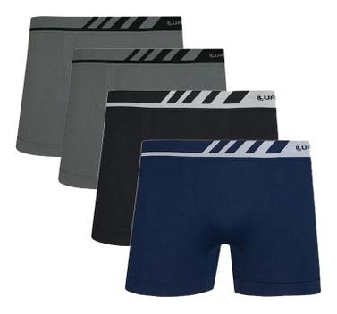 Kit 4 Cuecas Lupo Boxer Microfibra Box Sem Costura - Cueca - Magazine Luiza