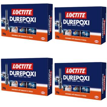Kit/4 Durepoxi Cola Epoxi Massa Adesiva Cola Loctite - Massa Epóxi ...