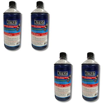 Kit 4 Fluídos De 1 L Líquido Test/ De Bicos Injetores Kitest - Aditivo ...