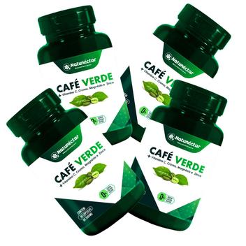 Kit 4 Frasco Extrato Café Verde Suplemento Alimentar Natural Coffee ...