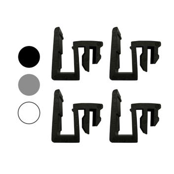 Kit 4 Guias Deslizante Para Trilho De Porta Box De Vidro - Emeésse ...