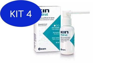Kit 4 Kin Hidrat Spray Saliva Artificial 40Ml - Saliva Artificial ...